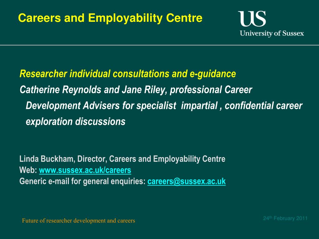 PPT - Shaping the Future of Researcher Development and Careers at the ...