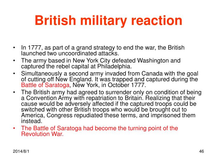 PPT - American Revolutionary War PowerPoint Presentation - ID:2773397