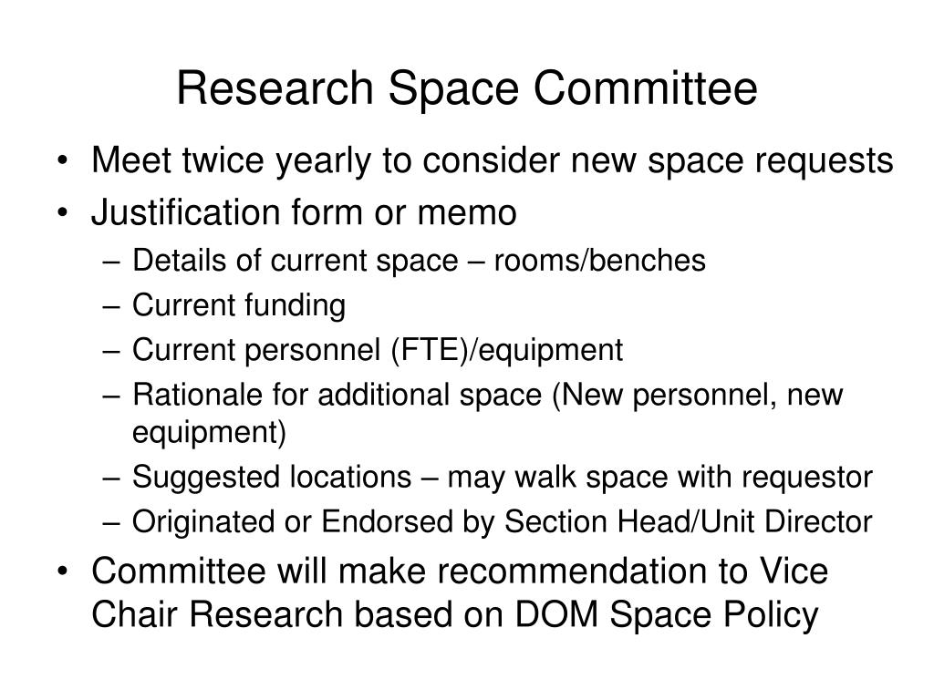 PPT - DOM: Research Space Committee Update May 21, 2012 PowerPoint ...