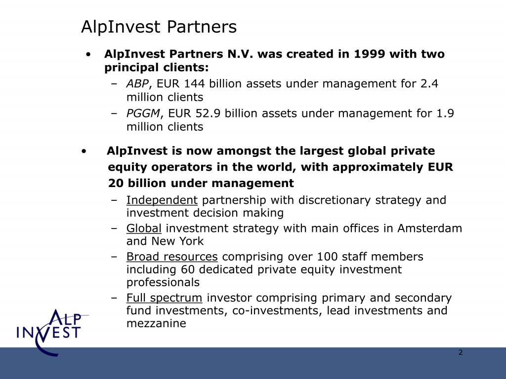 PPT - Keynote Speaker: Henry Robin, Partner, Alpinvest Partners ...