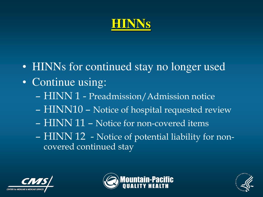 PPT - Notification of Hospital Discharge Appeal Rights (CMS-4105-F ...