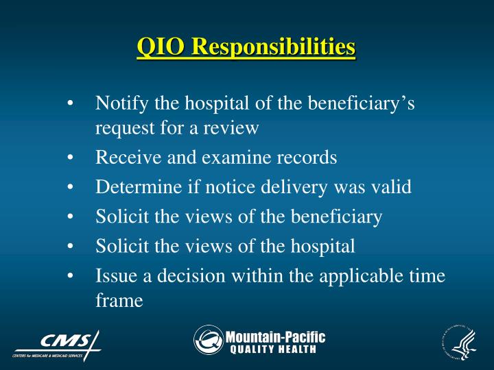 PPT - Notification of Hospital Discharge Appeal Rights (CMS-4105-F ...