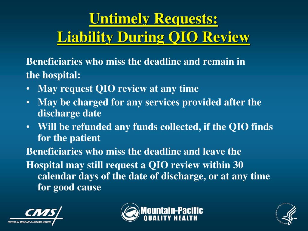 PPT - Notification of Hospital Discharge Appeal Rights (CMS-4105-F ...