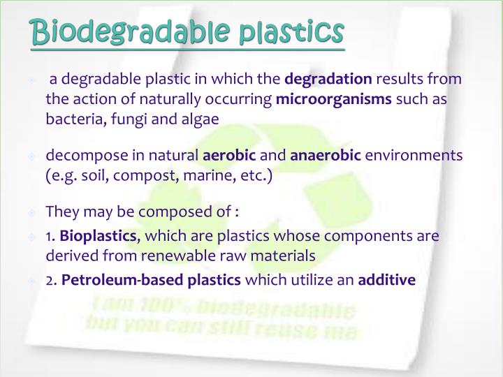 PPT - Vulcanisation of polymers & Biodegradable plastics PowerPoint ...