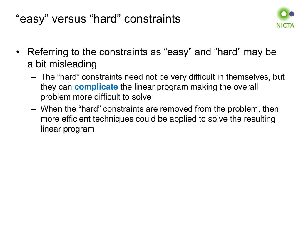Ppt Combining Linear Programming Based Decomposition Techniques With Constraint Programming