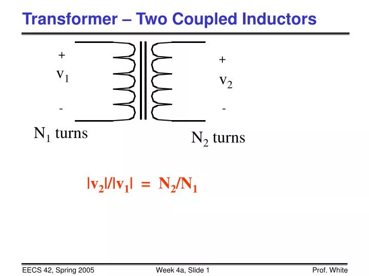 PPT - Transformer – Two Coupled Inductors PowerPoint Presentation, free ...