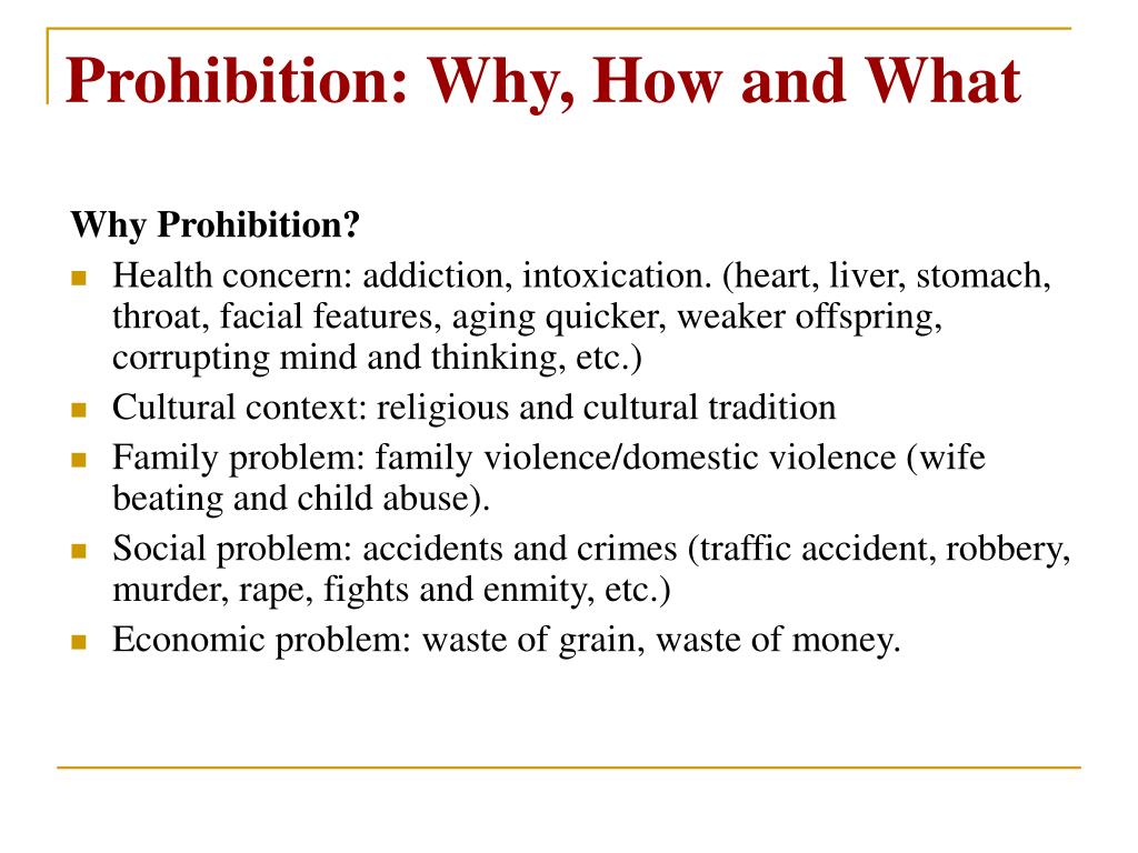 PPT - Prohibition by G.K .Chesterton From What I Saw in America, Dodd ...