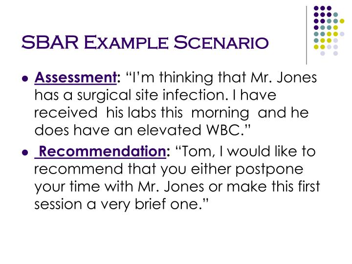 PPT - SBAR Hilary M. Kile, RN BS March, 2010 PowerPoint Presentation ...