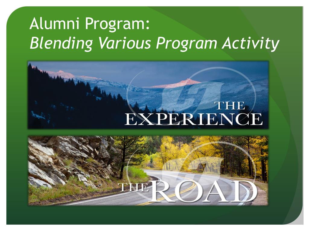 PPT - Harmony Recovery in the Rockies ® Community & Alumni Relations ...