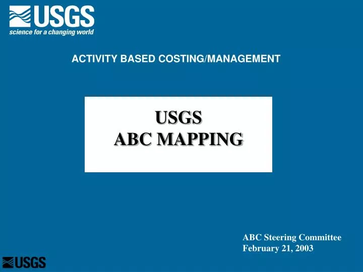 PPT - USGS ABC MAPPING PowerPoint Presentation, free download - ID:2776418