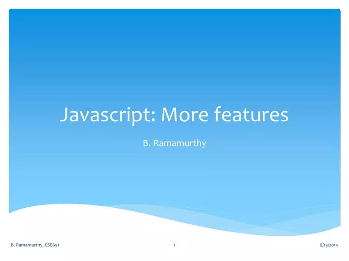 PPT - Javascript : More features PowerPoint Presentation, free download ...
