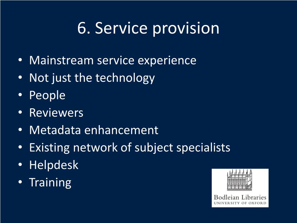 PPT - Harnessing Bodleian expertise for Oxford’s research data ...