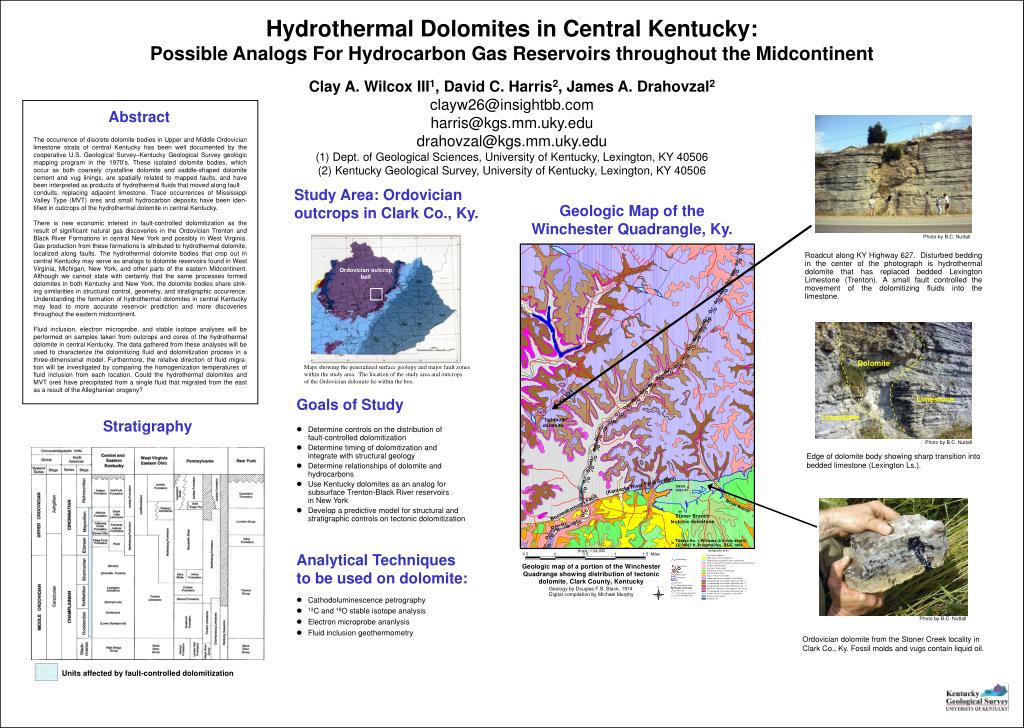 PPT - Hydrothermal Dolomites in Central Kentucky: PowerPoint ...