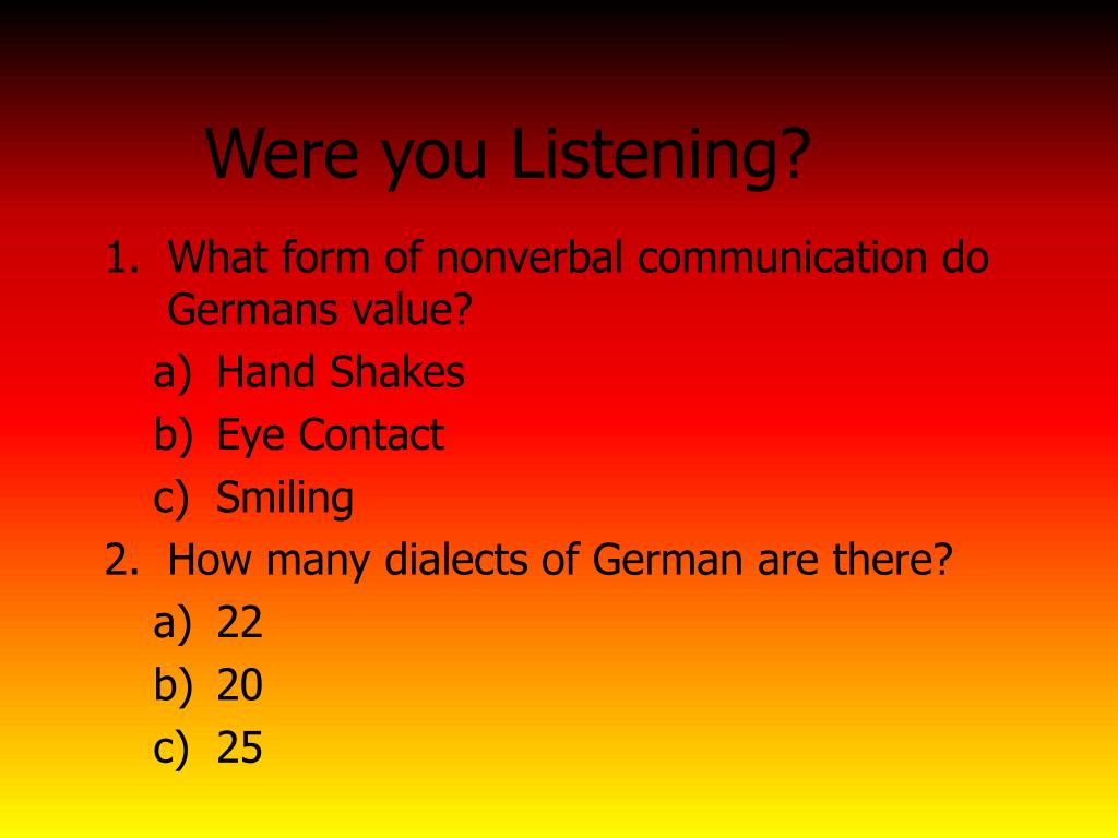 PPT - Cultural Diversity in German Speaking Countries PowerPoint ...