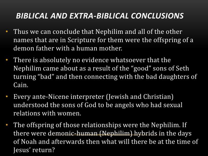 PPT - Part 2 (of 3): Rise of the Nephilim PowerPoint Presentation - ID ...
