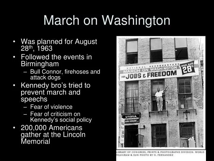 PPT - March on Washington PowerPoint Presentation, free download - ID ...