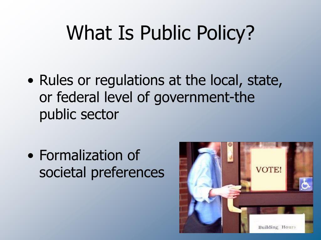 PPT - Public Policy and Federal Legislation PowerPoint Presentation ...