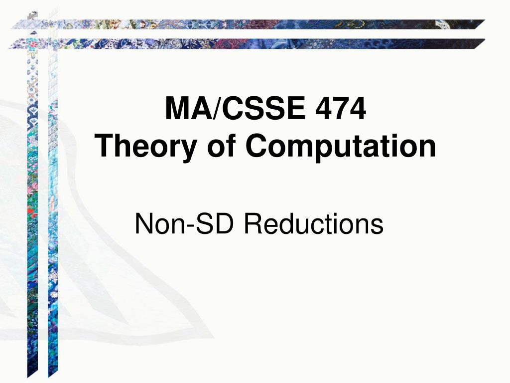 PPT - MA/CSSE 474 Theory of Computation PowerPoint Presentation, free ... PPT - MA/CSSE 474 Theory of Computation PowerPoint Presentation, free ...
