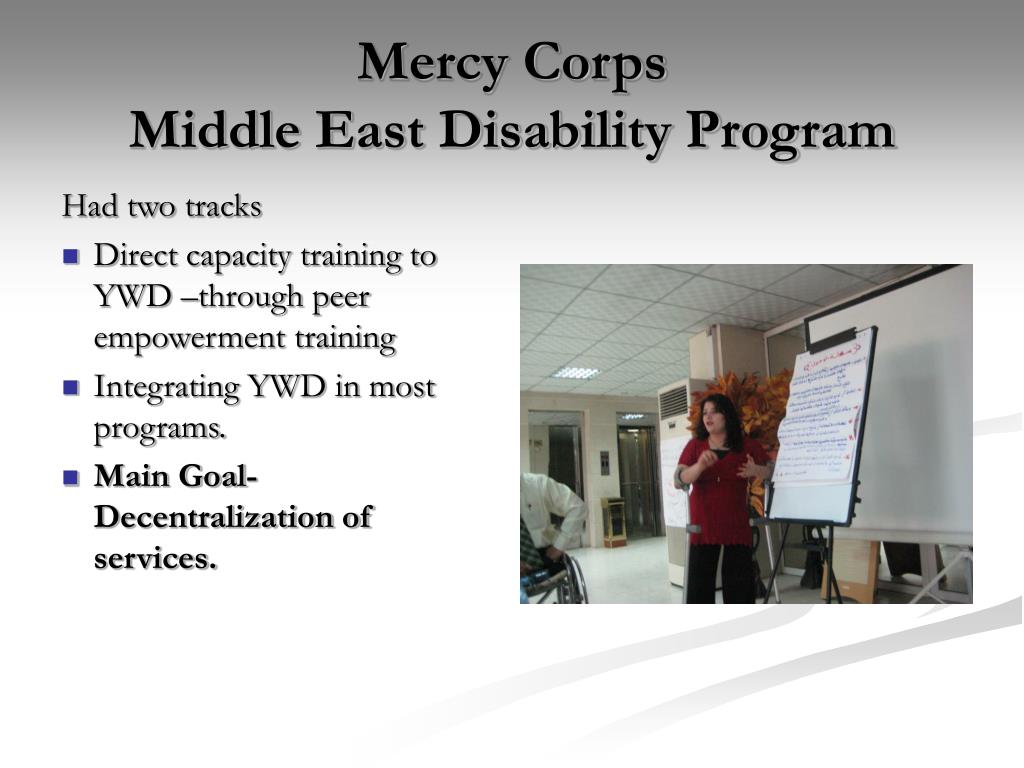 PPT - Youth with Disabilities Ramping the Road Map of the Middle East ...