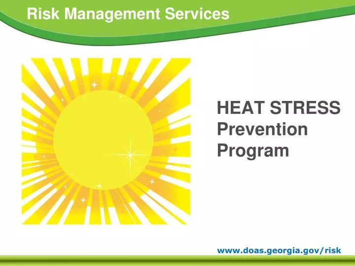 PPT - HEAT STRESS Prevention Program PowerPoint Presentation, free ...