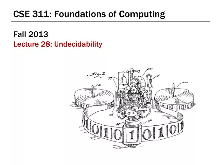 PPT - CSE 311: Foundations of Computing PowerPoint Presentation, free ...