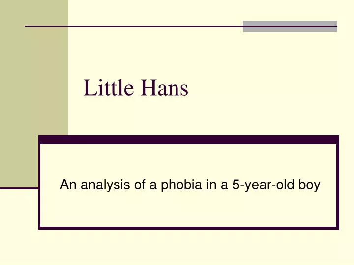 PPT - Little Hans PowerPoint Presentation, free download - ID:2778588