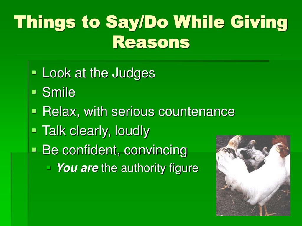PPT - Preparing and Giving Oral Reasons for Poultry Judging ...