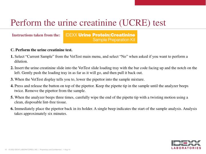PPT - Urine Protein Creatinine Ratio PowerPoint Presentation - ID:2778614