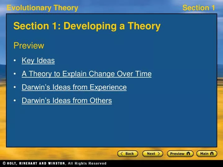 PPT - Section 1: Developing a Theory PowerPoint Presentation, free ...