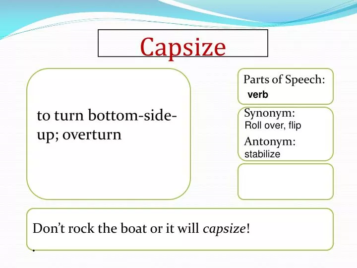 PPT - Capsize PowerPoint Presentation, free download - ID:2778876