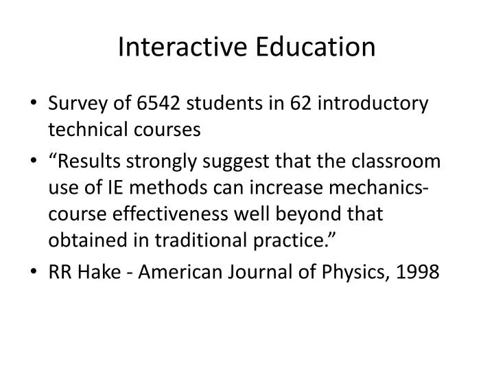 PPT Interactive Education PowerPoint Presentation Free Download ID