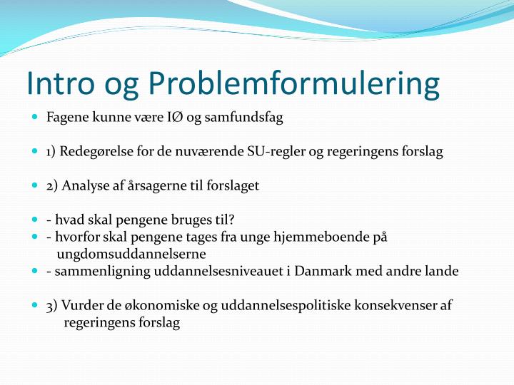 PPT - Intro og Problemformulering PowerPoint Presentation - ID:2779547