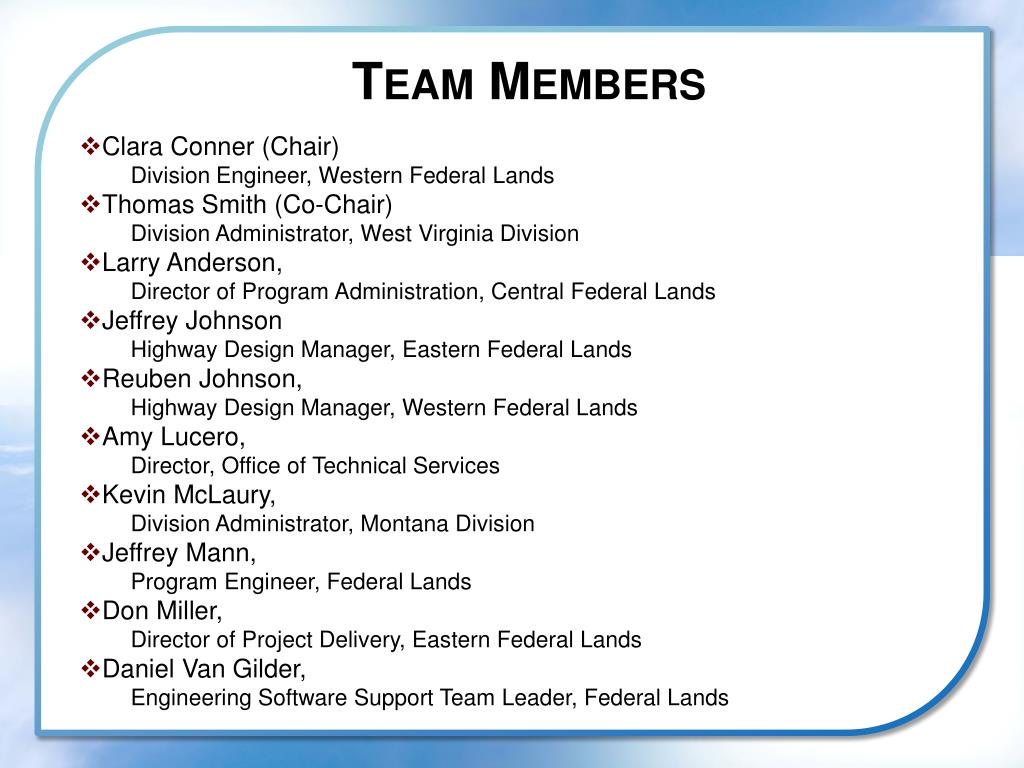 PPT - THE ROAD AHEAD How Federal Lands Highway Can Prepare for the ...