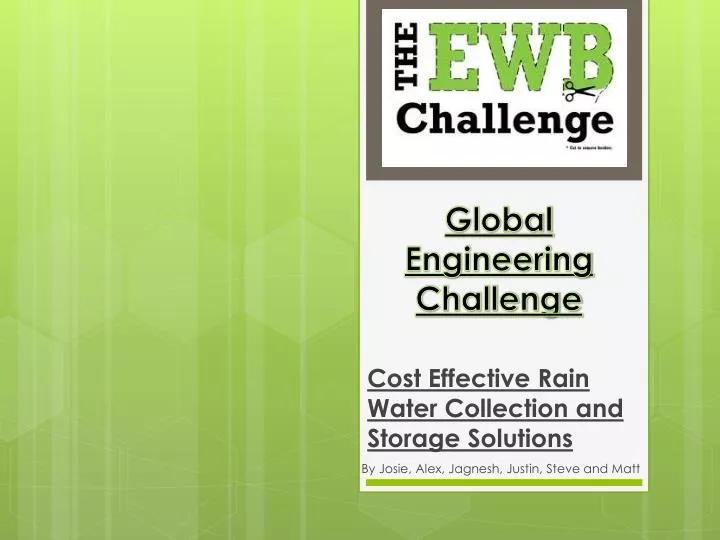 PPT - Global Engineering Challenge PowerPoint Presentation, free ...