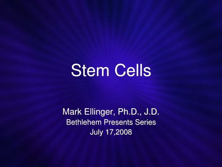 PPT - Stem Cells PowerPoint Presentation, free download - ID:2781228