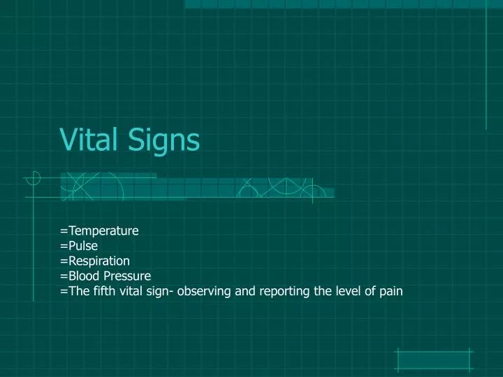 PPT - Vital Signs PowerPoint Presentation, free download - ID:2781337
