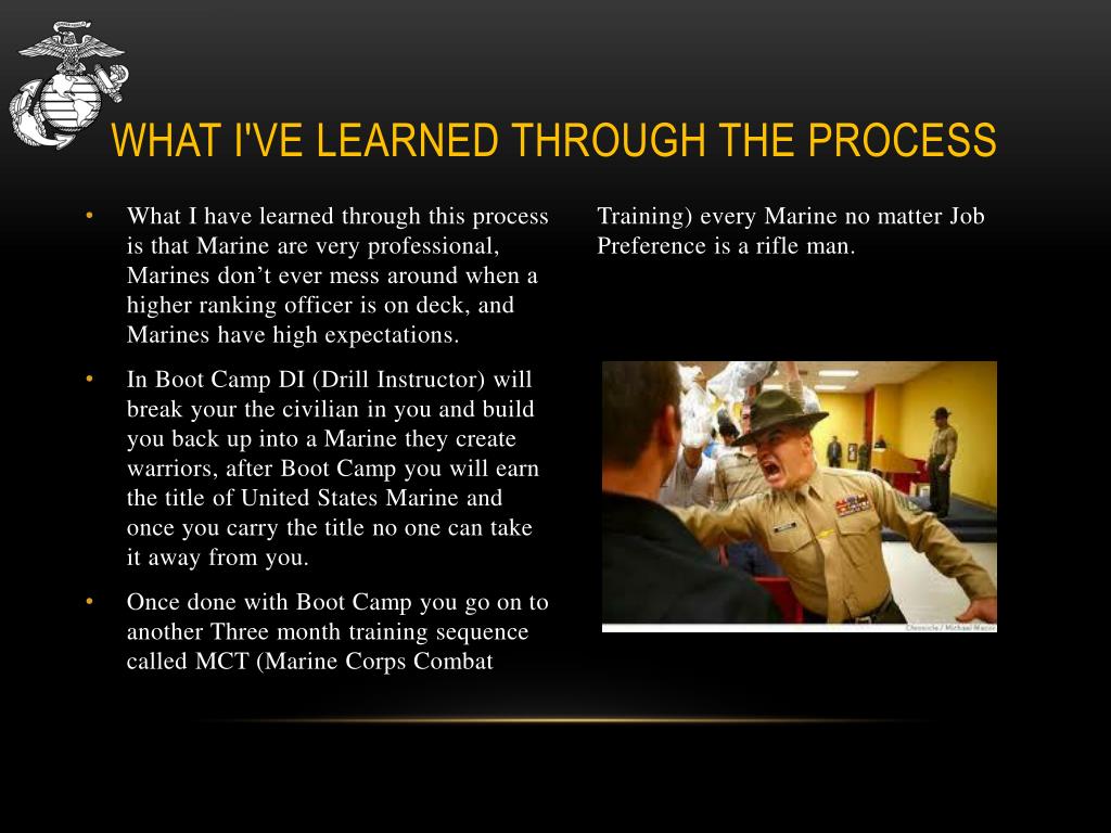 PPT - Senior Project THE UNITED STATES MARINE CORPS NOVEMBER 10, 1775 ...