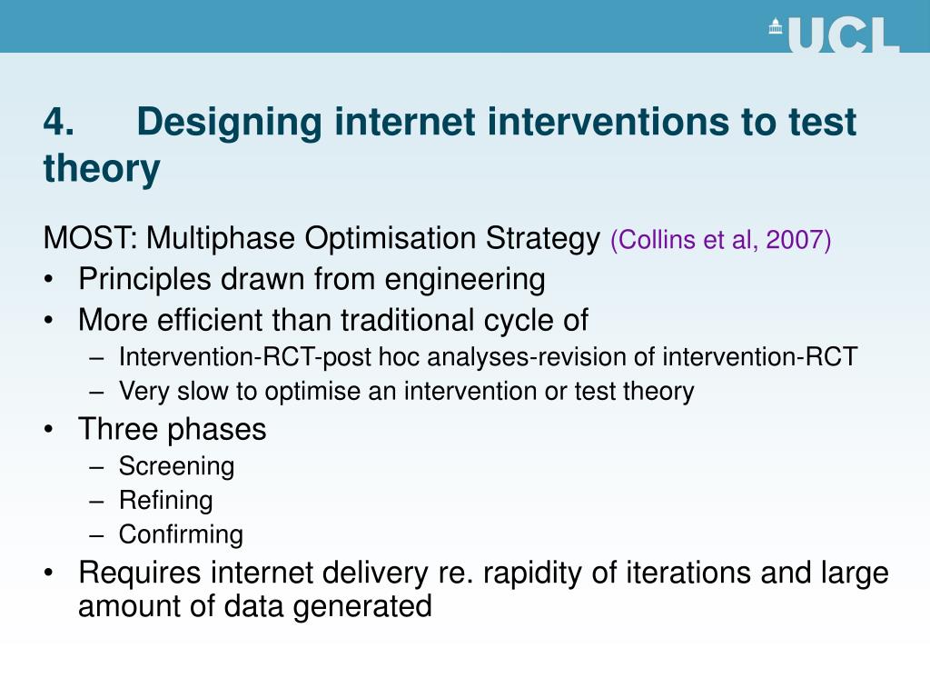 PPT - Designing internet interventions to test theories of behaviour ...