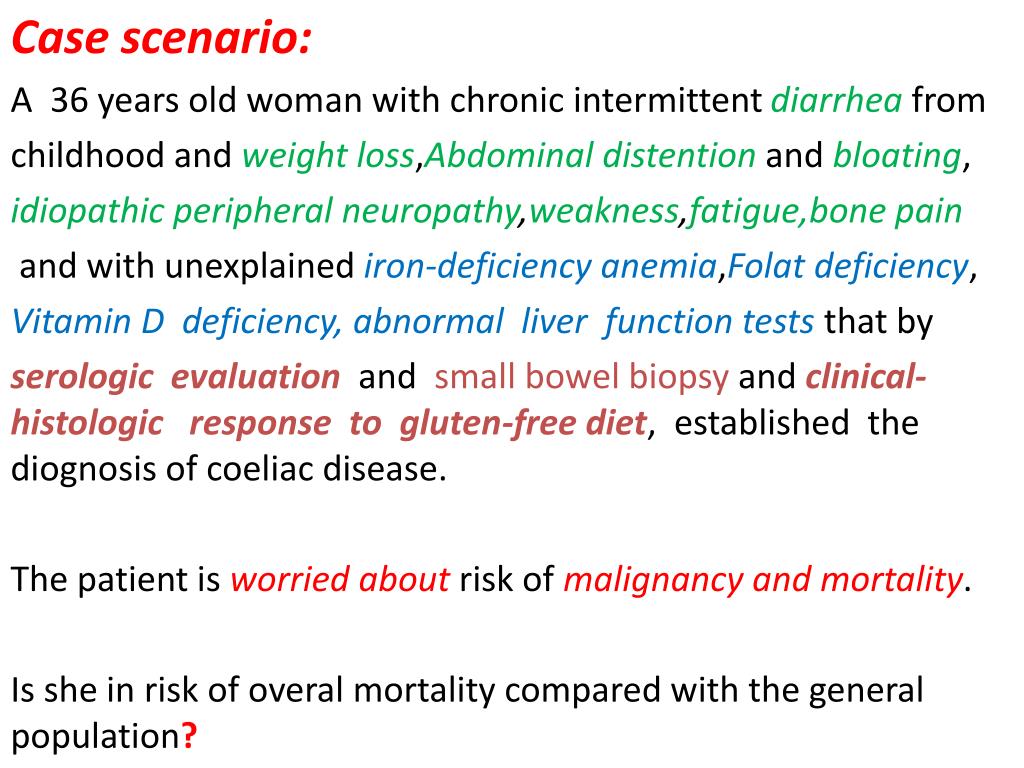 PPT - Case scenario: A 36 years old woman with chronic intermittent ...
