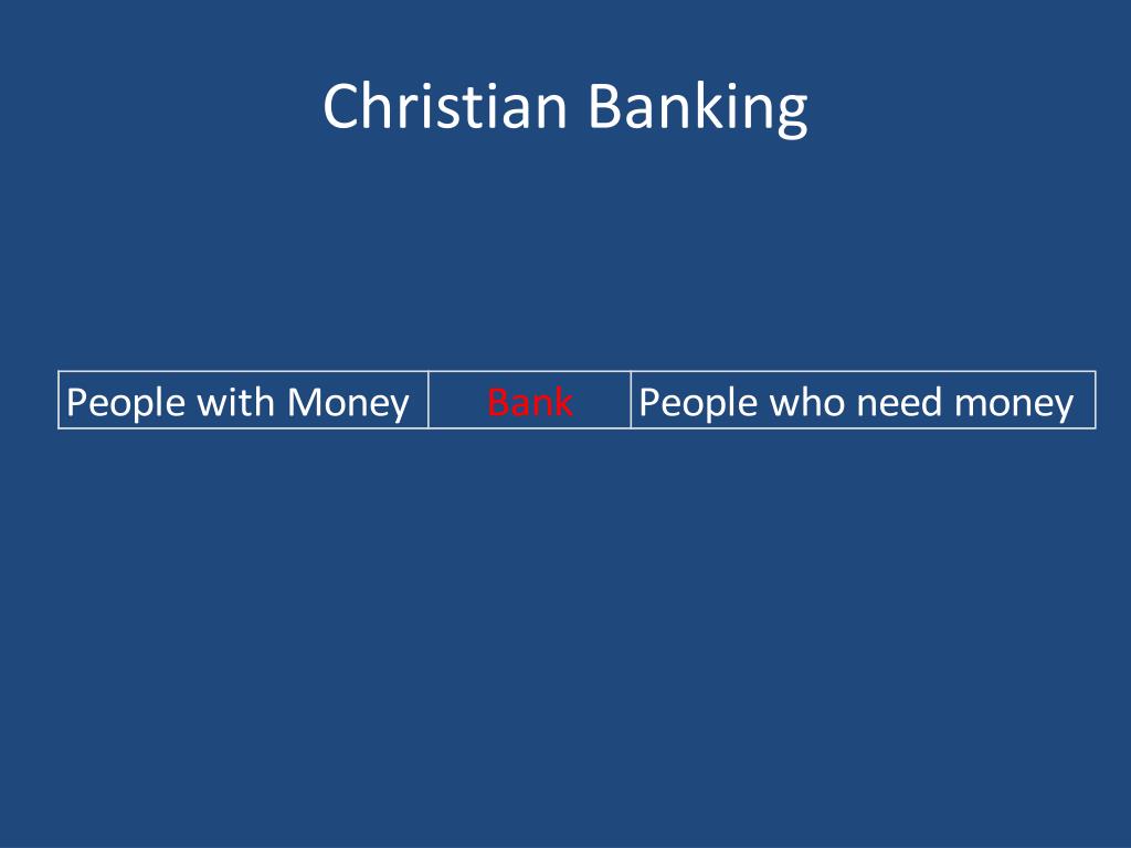 PPT - Church & Community Banking for the Kingdom PowerPoint ...