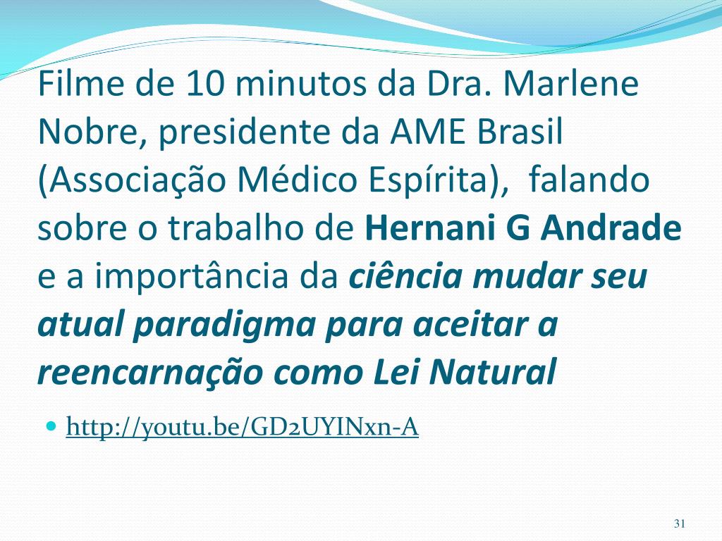 PPT - CICLO I REINCARNAÇÃO & CIÊNCIA PowerPoint Presentation - ID:2782530