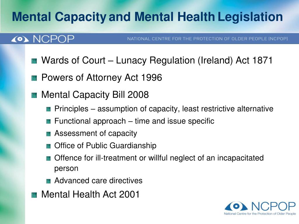 PPT - Seminar Programme 2010 Elder Abuse and Legislation in Ireland ...