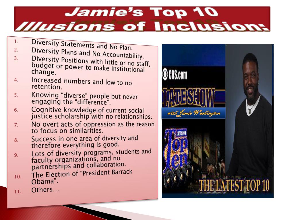 PPT - Rev. Dr. Jamie Washington President, Washington Consulting Group ...