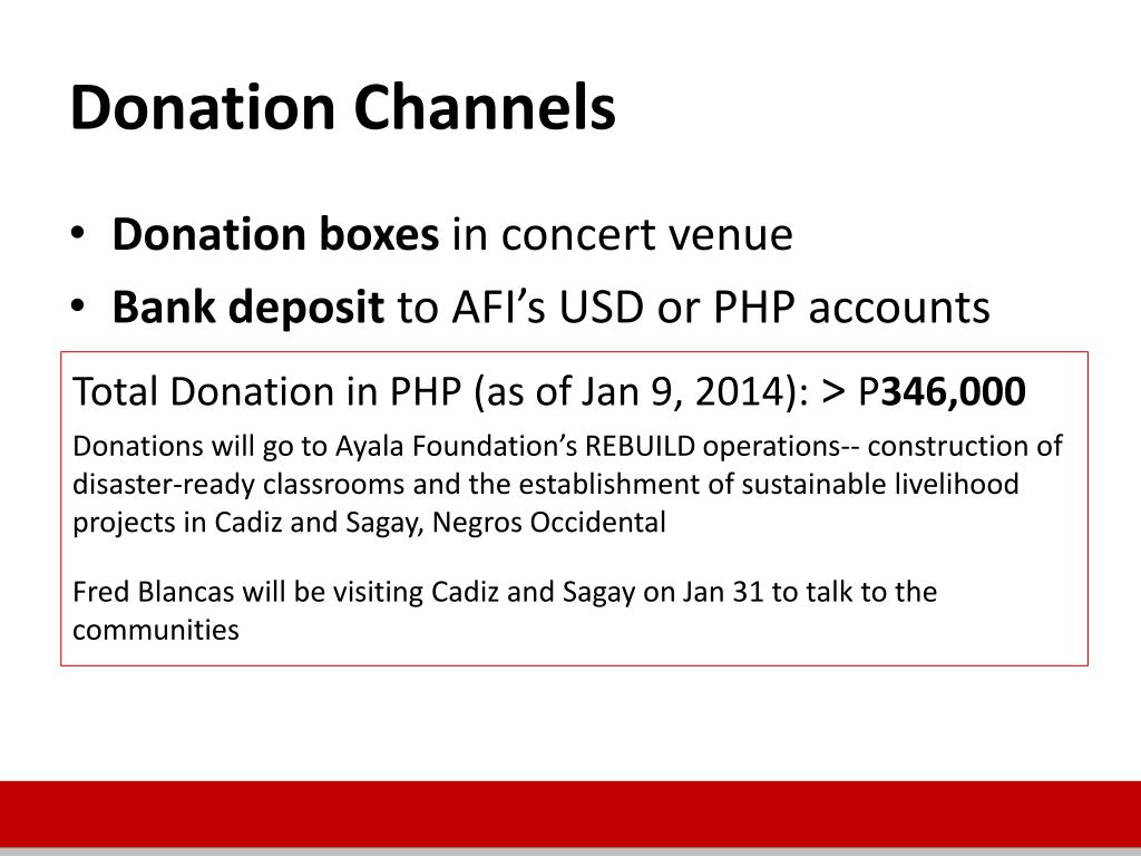 PPT - A benefit concert for typhoon yolanda SURVIVORS PowerPoint ...