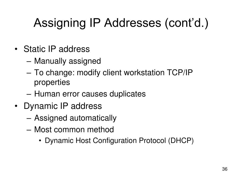 PPT - Chapter 4 Introduction to TCP/IP Protocols PowerPoint ...
