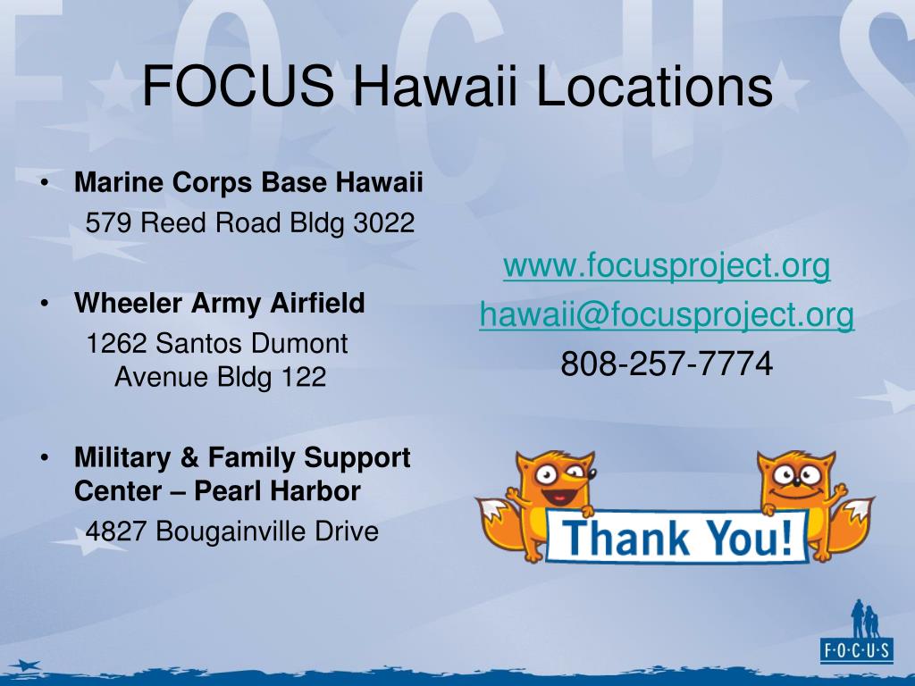 PPT - Families OverComing Under Stress (FOCUS) Program for Military ...