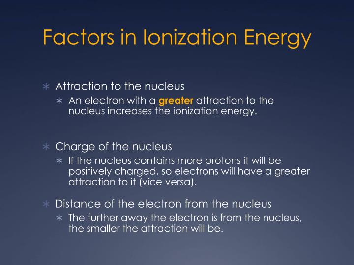 PPT - Ionization Energy PowerPoint Presentation - ID:2784495