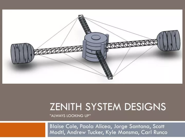 PPT - Zenith System Designs ”Always looking up” PowerPoint Presentation ...