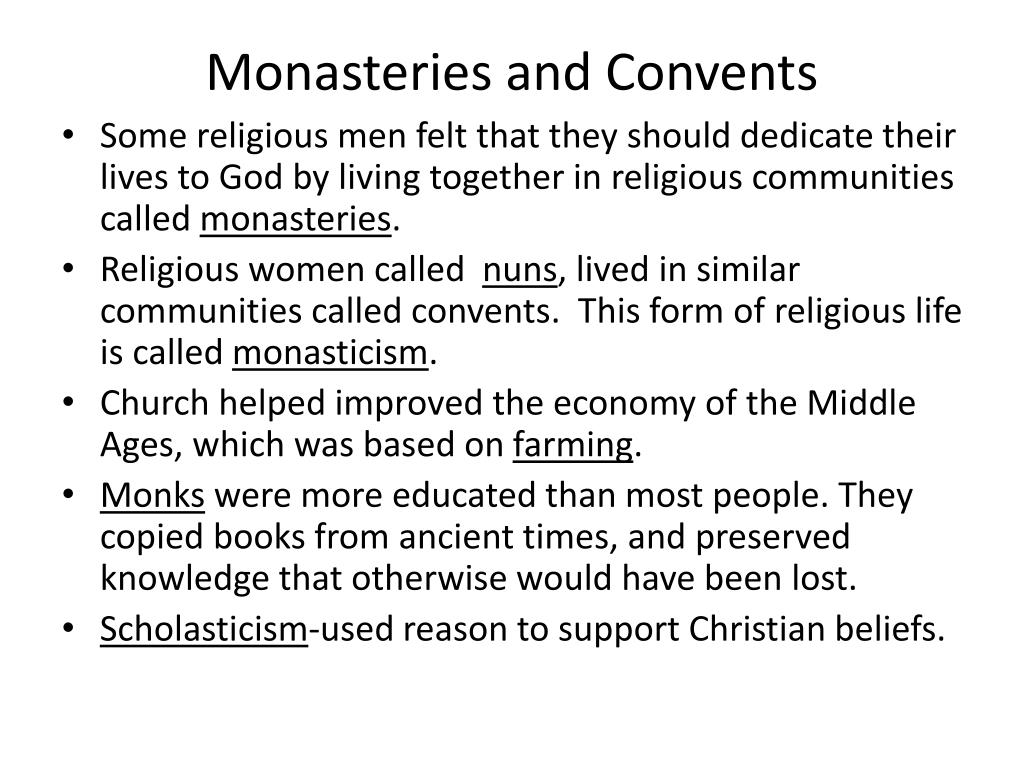 PPT - The Church in the Middle Ages PowerPoint Presentation, free ...