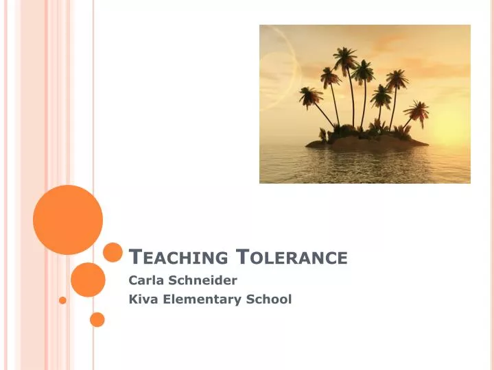 PPT - Teaching Tolerance PowerPoint Presentation, free download - ID ...